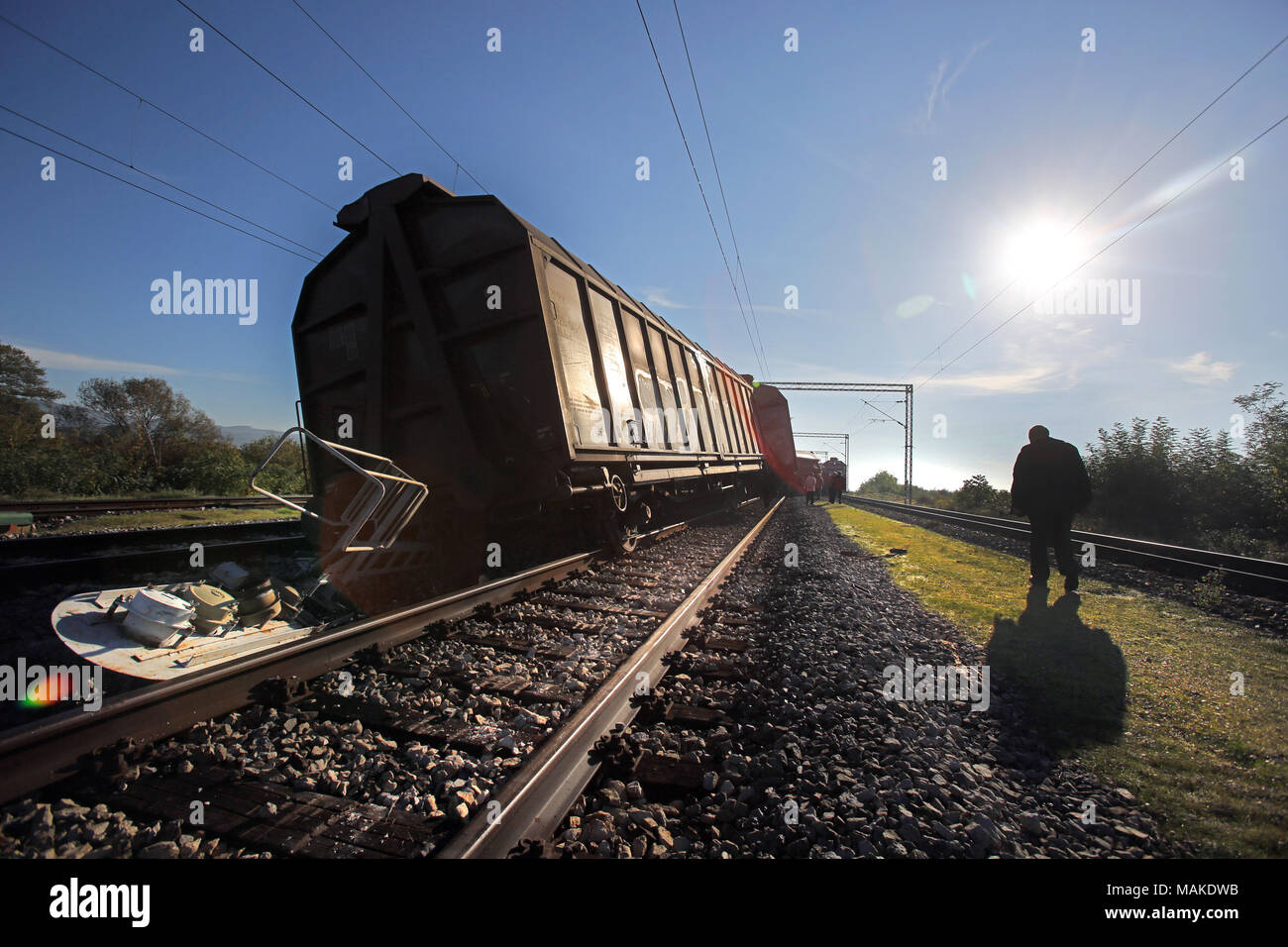 Train crash hi-res stock photography and images - Alamy