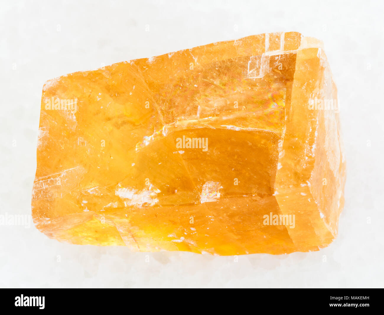 macro shooting of natural mineral rock specimen - raw tea Calcite stone ...