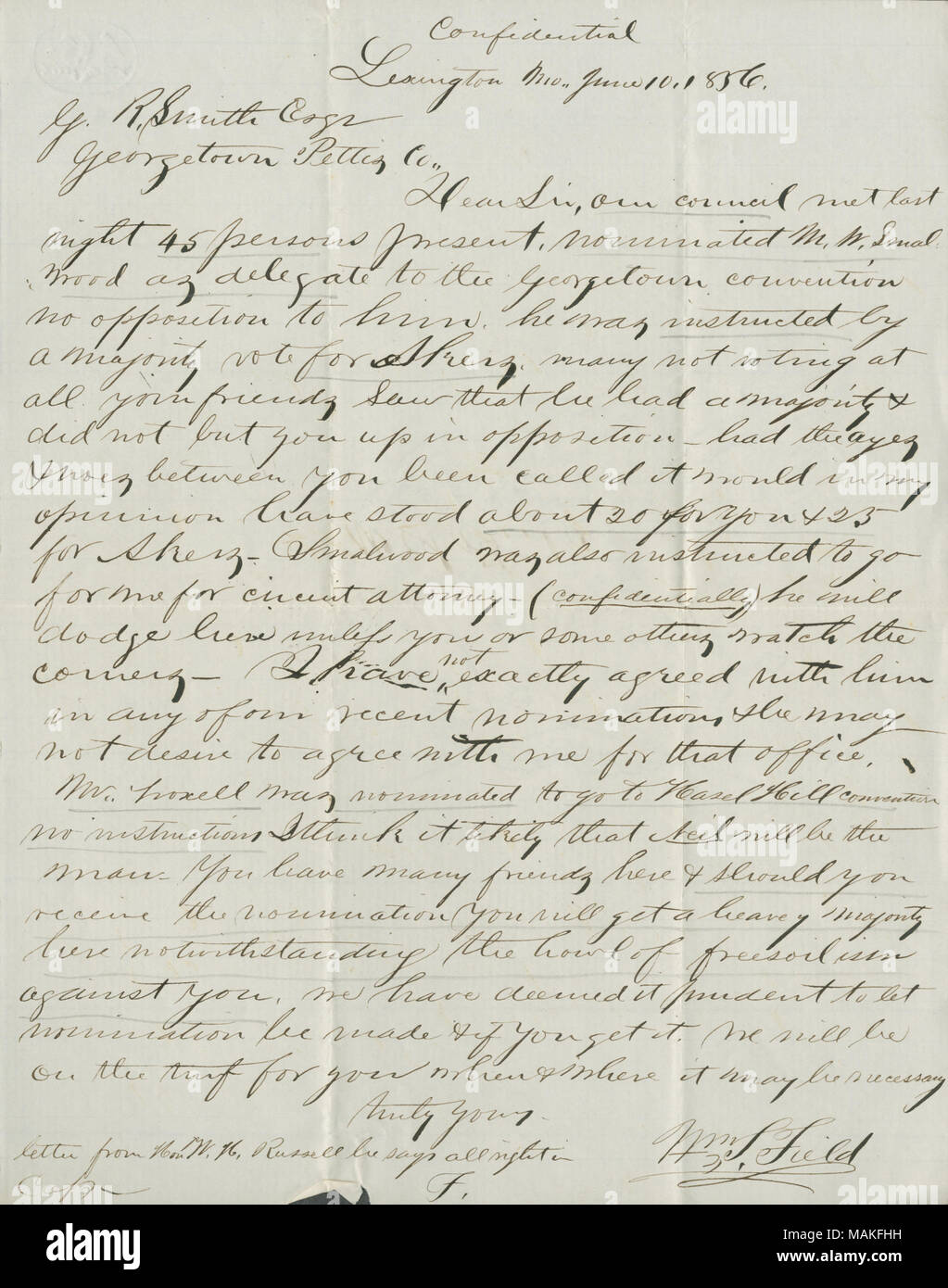 William smith letter hi-res stock photography and images - Alamy