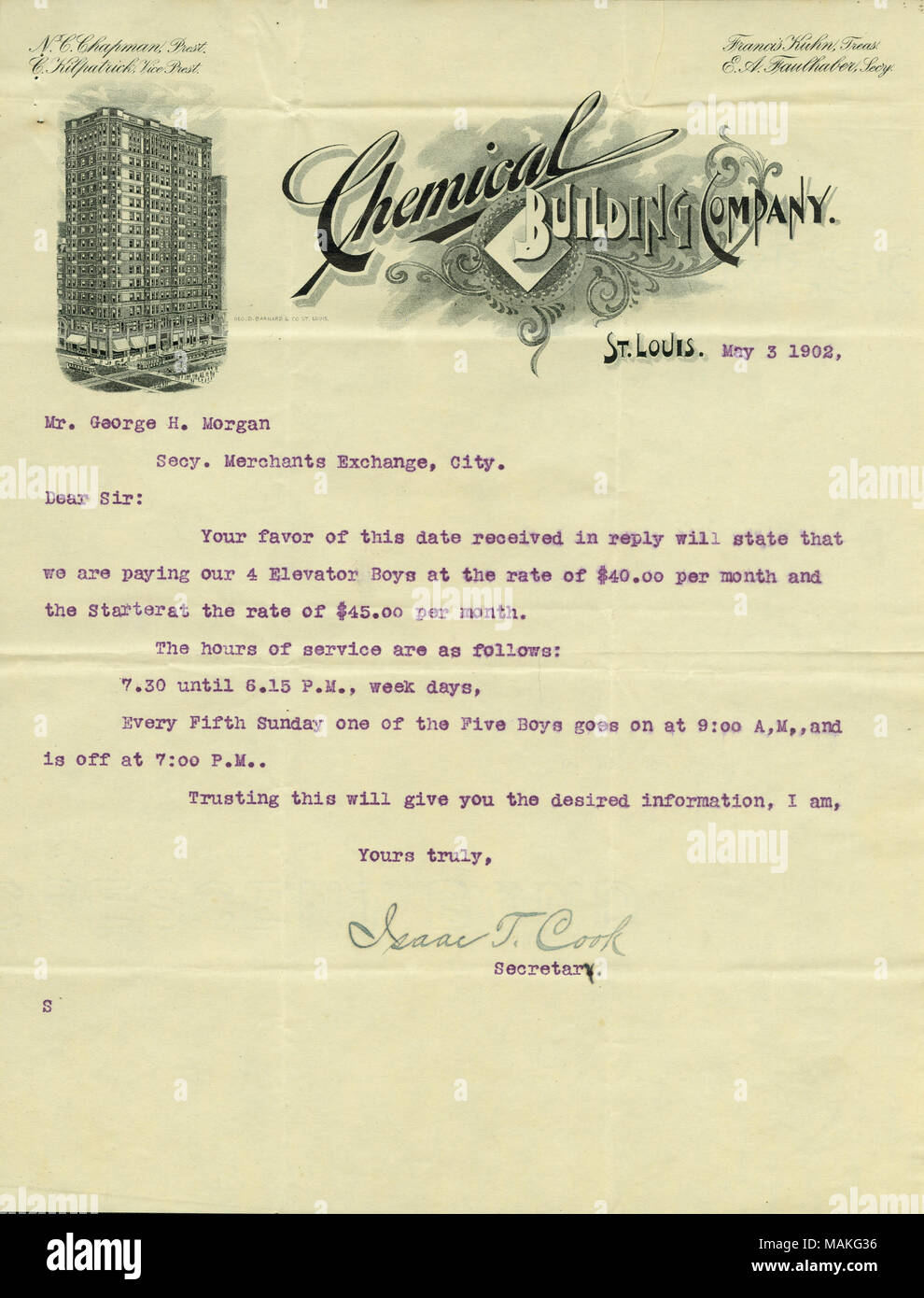 Elevator operators hi-res stock photography and images - Alamy