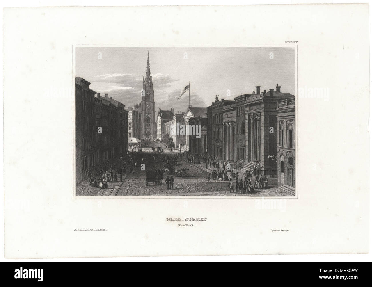 Historical 1850s new york city hi-res stock photography and images - Alamy