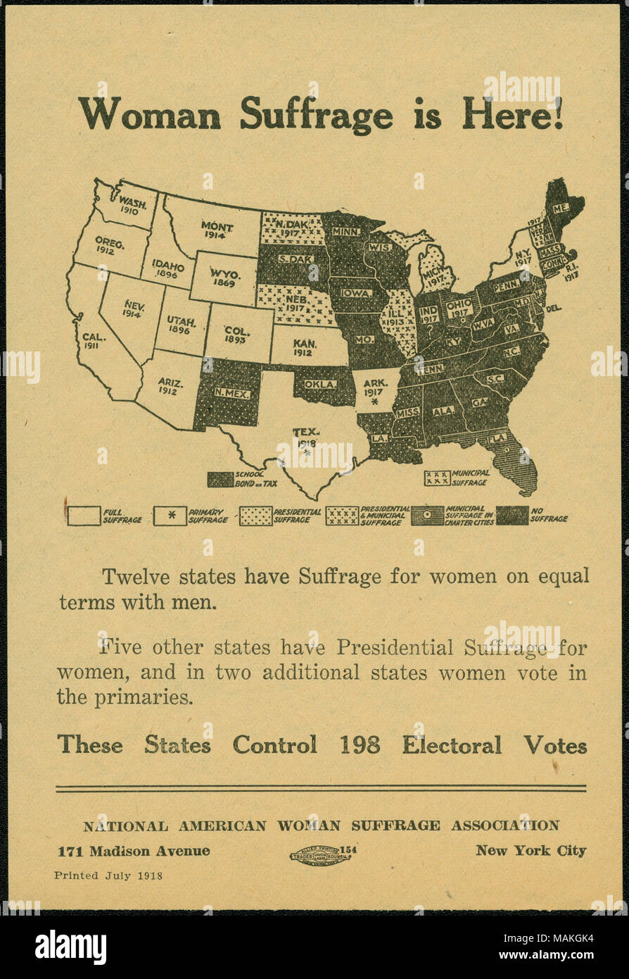 National american woman suffrage association hi-res stock photography ...