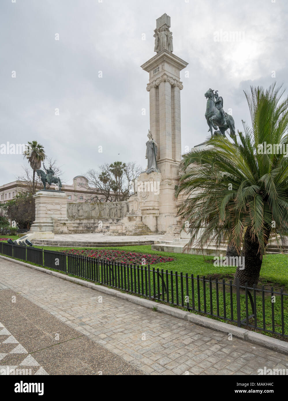 Monument to the Constitution in Cadiz, Southern Spain Stock Photo - Alamy