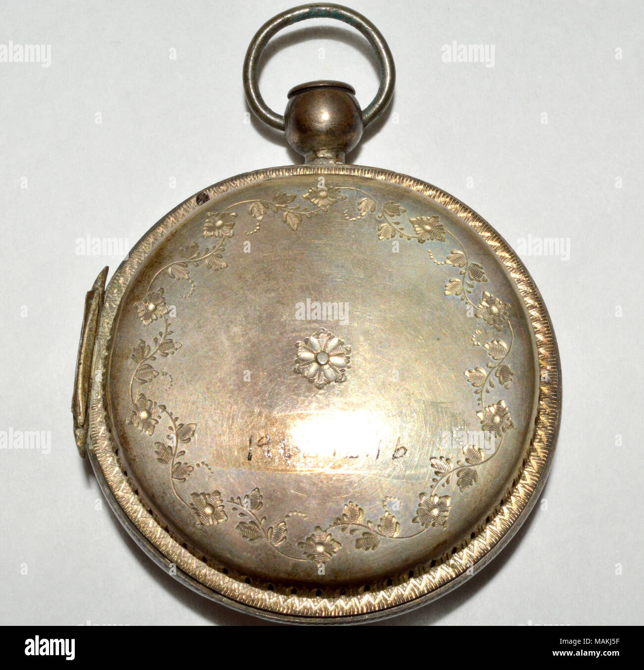 Silver pocket watch made in France Title: Silver French Pocket Watch ...