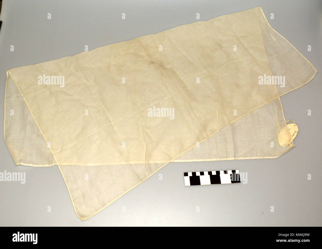 Quaker woman's white linen square fichu. Title: White Linen Fichu ...