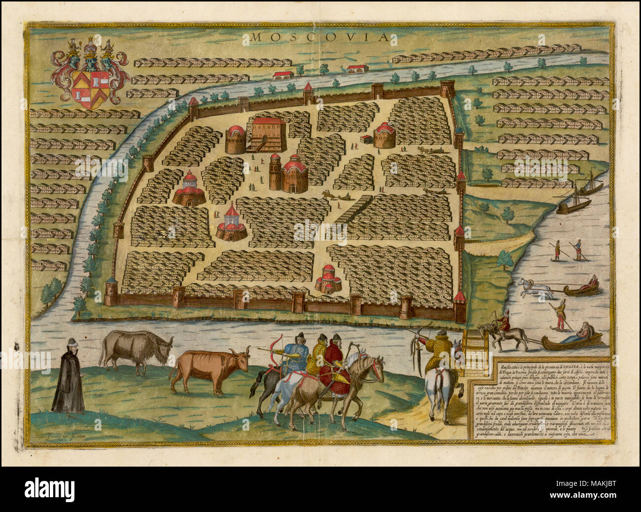 Moscovia - Questa Citta e la Principale de la Provincia di Russia ...