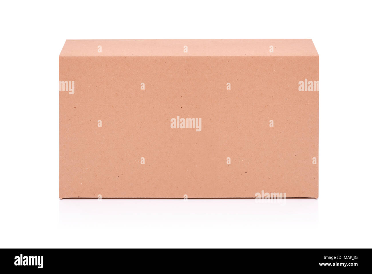 Cardboard mail box isolated on a white background Stock Photo - Alamy