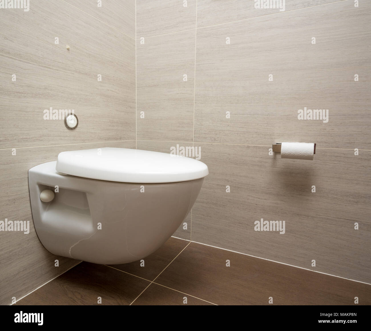 Modern toilet or WC in cruise ship cabin Stock Photo - Alamy