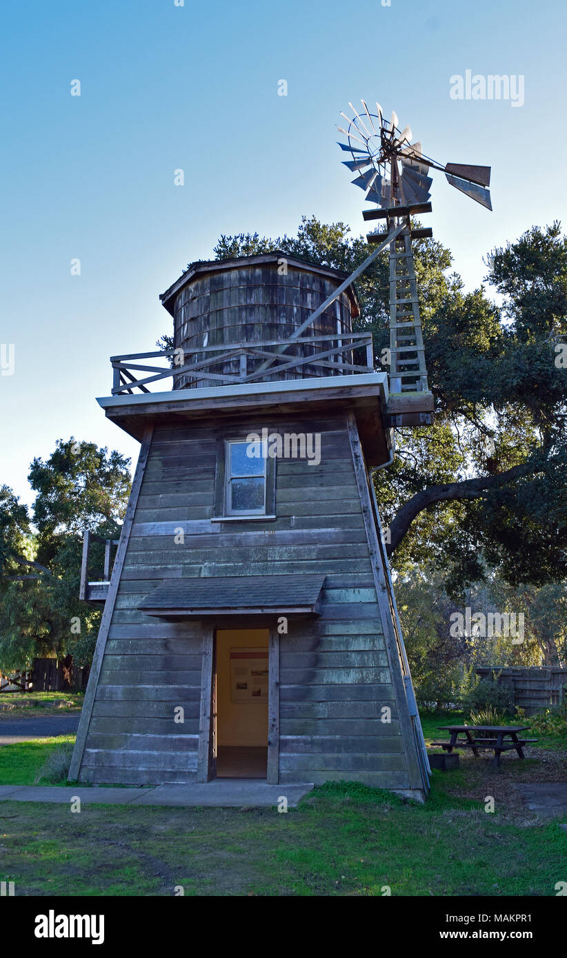Leal Tank House, Ardenwood Historic Farm, Fremont, California, USA ...