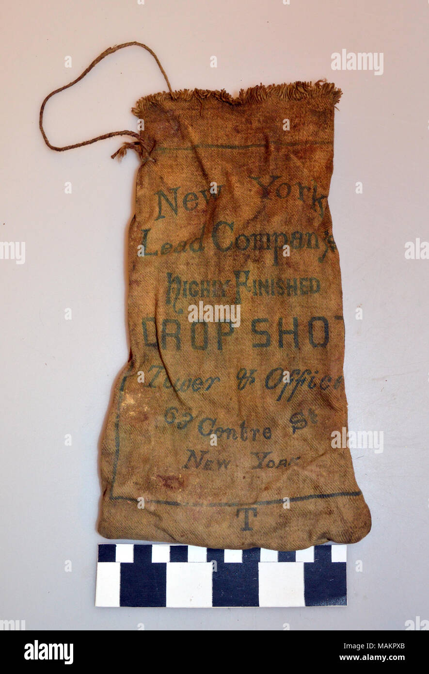 Bag of New York Lead Company drop shot used by members of the Gilman ...