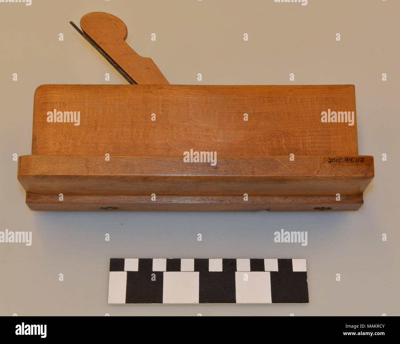 Double coping plane with an ovolo section and right angle fence screwed ...