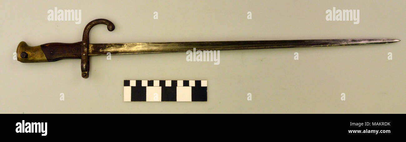 French Model 1874 Gras rifle epee bayonet Title: French Model 1874 Gras ...