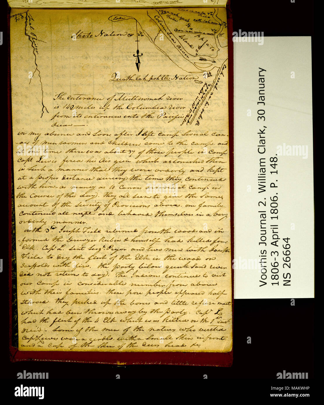Lewis and clark journal hi-res stock photography and images - Alamy