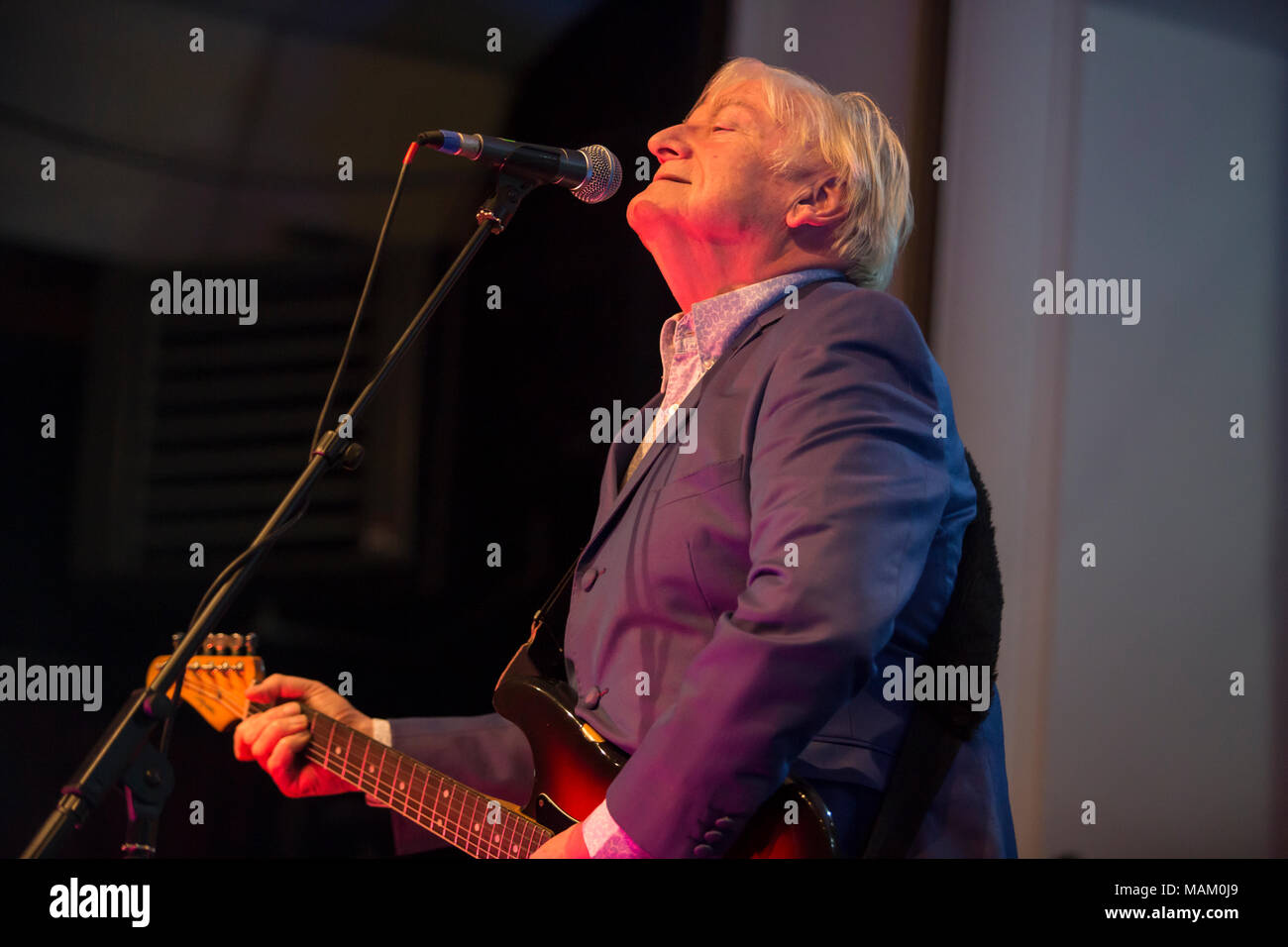 Nantwich, Cheshire, UK. 2nd April, 2018. Eddie Wheeler of Vanity Fare ...