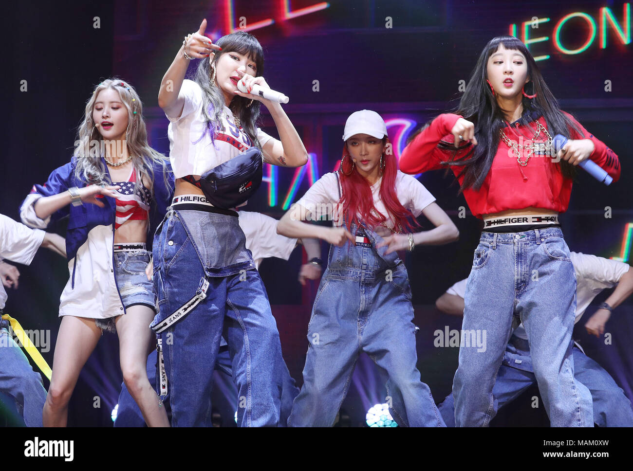 03rd Apr, 2018. S. Korean girl group EXID South Korean girl group EXID ...