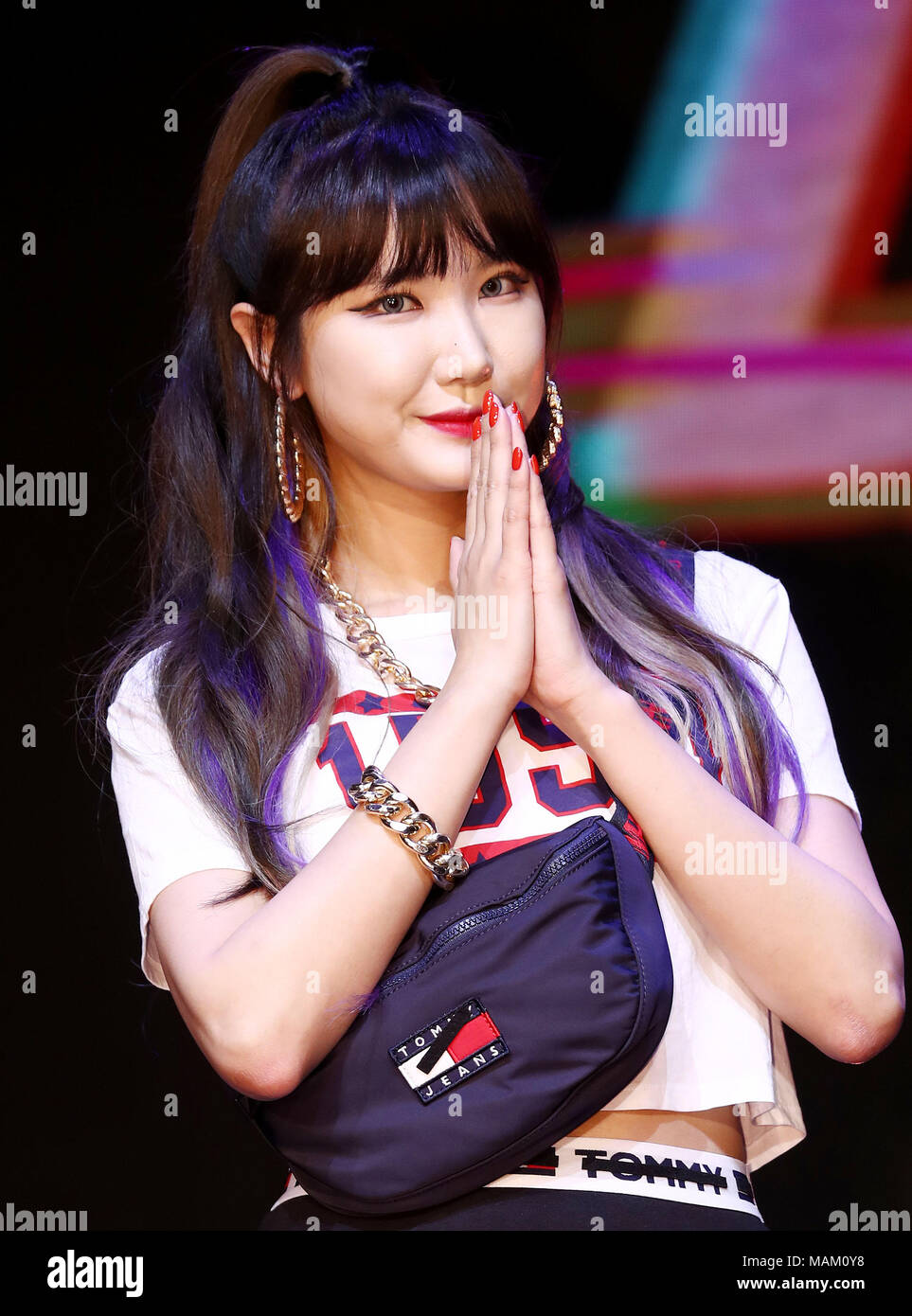 03rd Apr, 2018. S. Korean girl group EXID LE, a member of South Korean ...