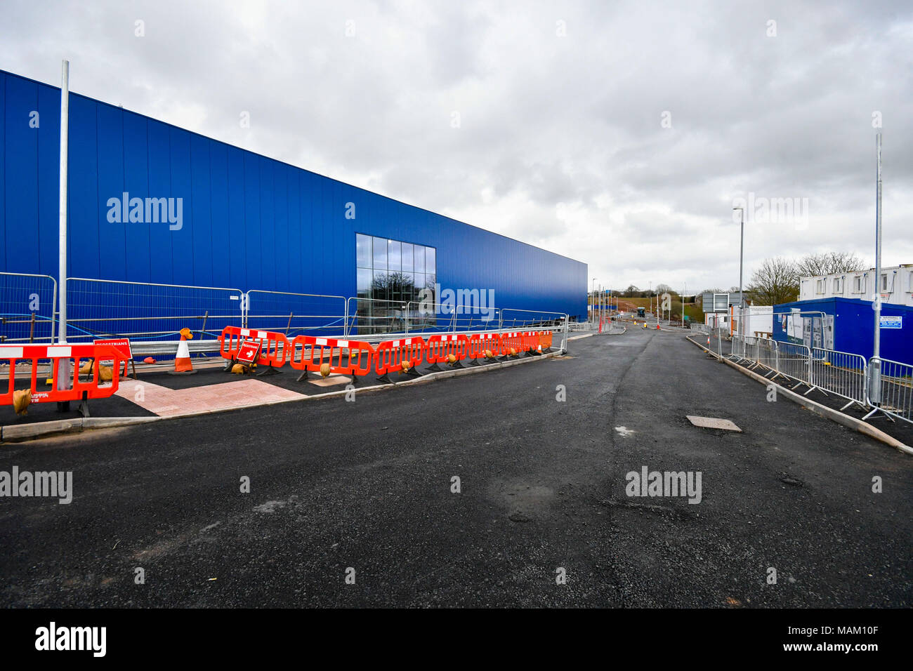 Exeter, Devon, UK. 2nd April 2018. Constuction of the new £80 million ...