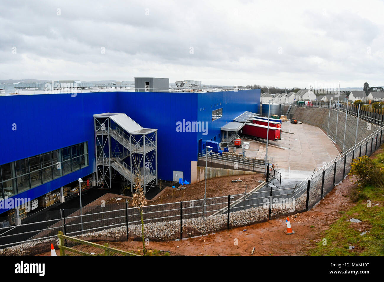 Exeter, Devon, UK. 2nd April 2018. Constuction of the new £80 million ...
