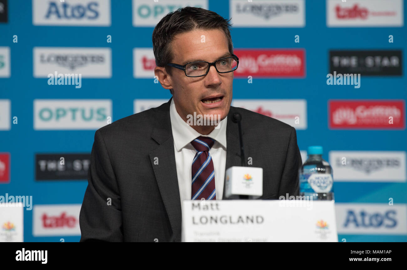 Broadbeach, Australia. 3rd April, 2018. Deputy Director General of ...