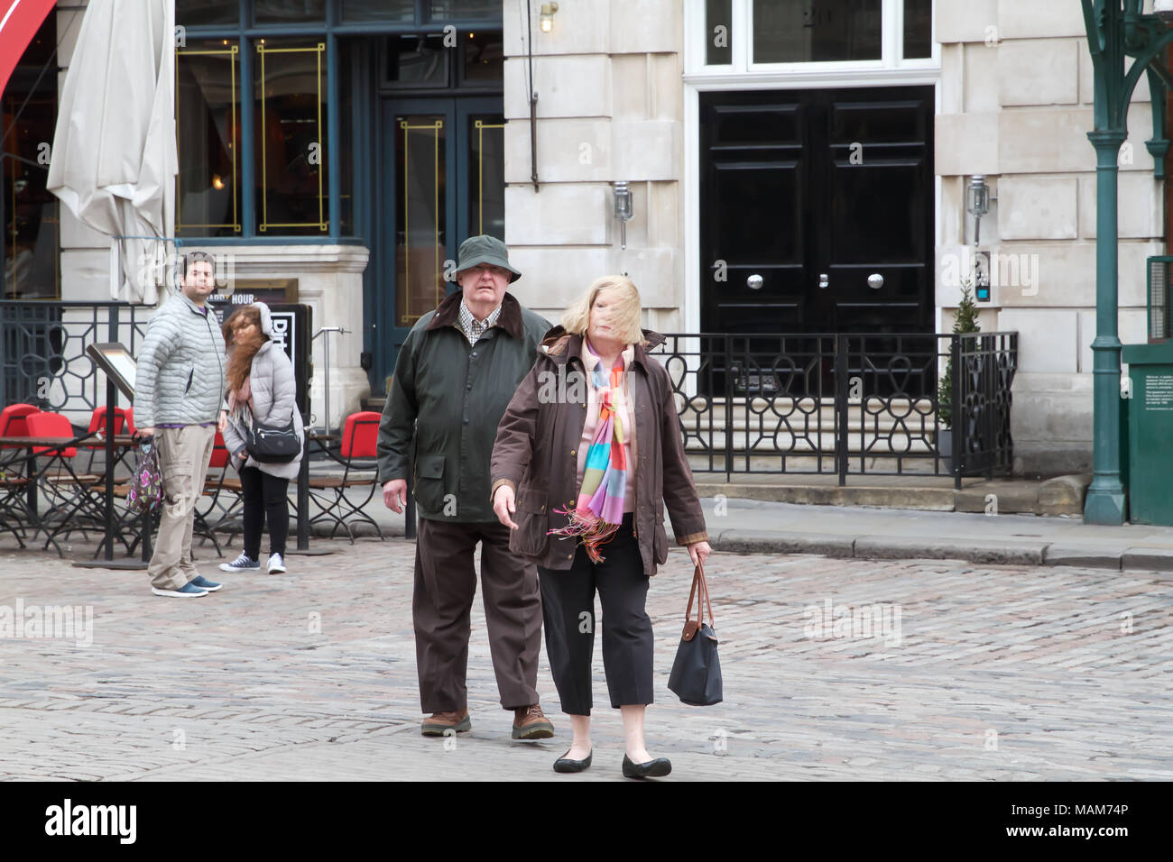 London, UK. 3rd April 2018. UK Weather: Dull and miserable day in ...