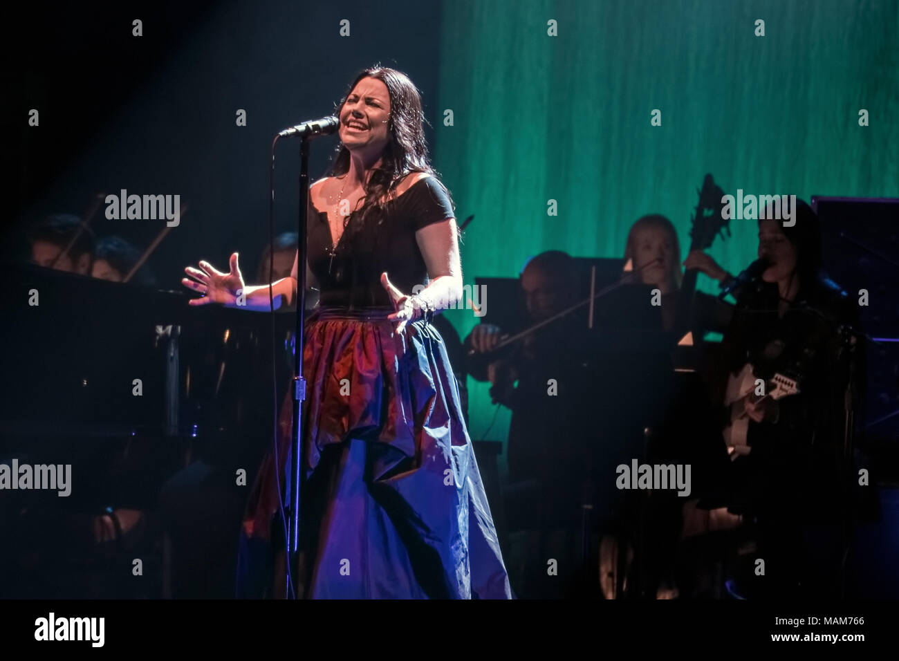 April 2, 2018 - AMY LEE lead singer of US band Evanescence live at a ...