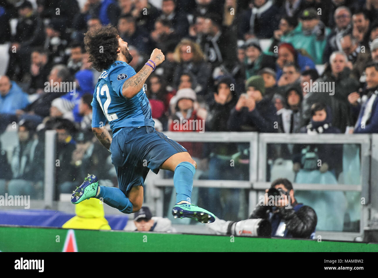 Marcelo (Real Madrid CF) during the UEFA Champions League football ...