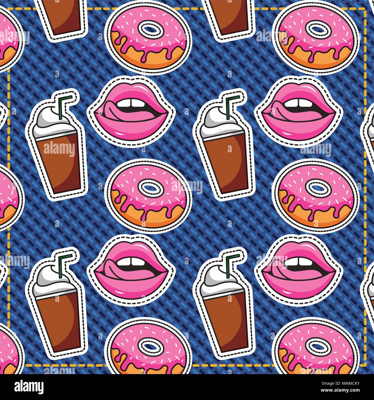 patches dessert food Stock Vector Image & Art - Alamy