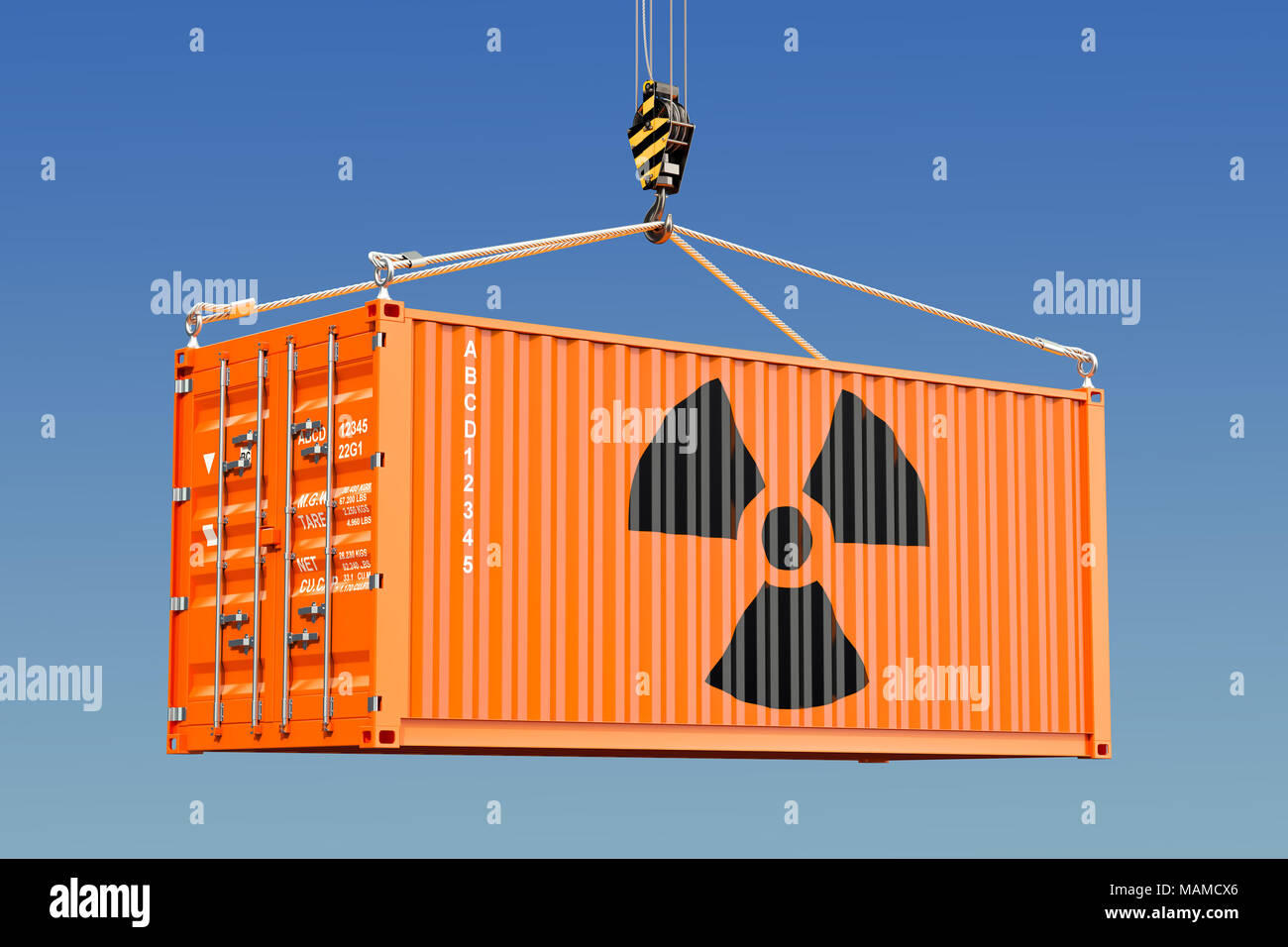 Radioactive container transport hi-res stock photography and images - Alamy