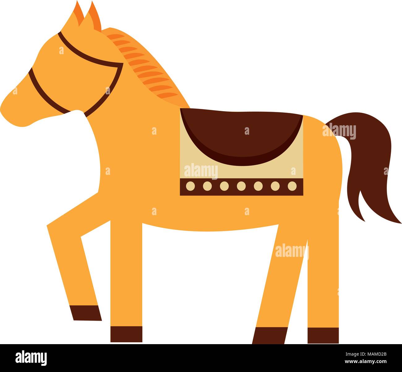 cute horse animal icon Stock Vector Image & Art - Alamy