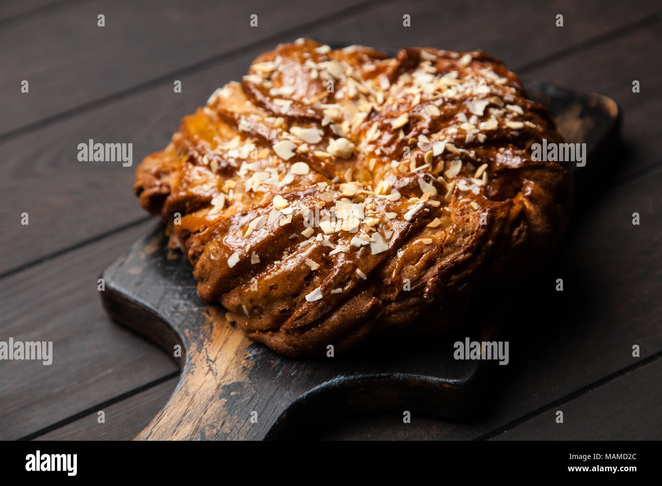 Sweet maple syrup bread Stock Photo - Alamy