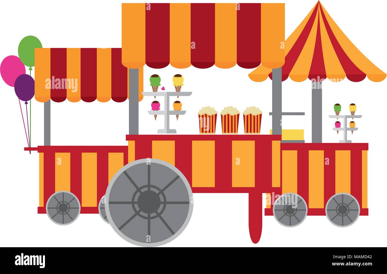 Kiosk merchandise Stock Vector Images - Alamy