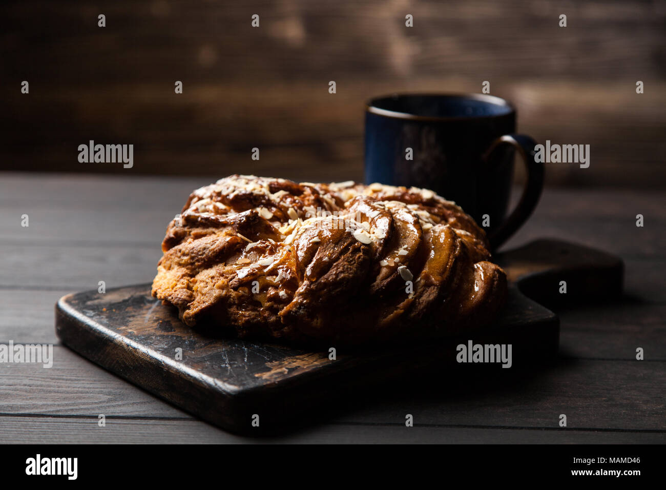 Sweet maple syrup bread Stock Photo - Alamy