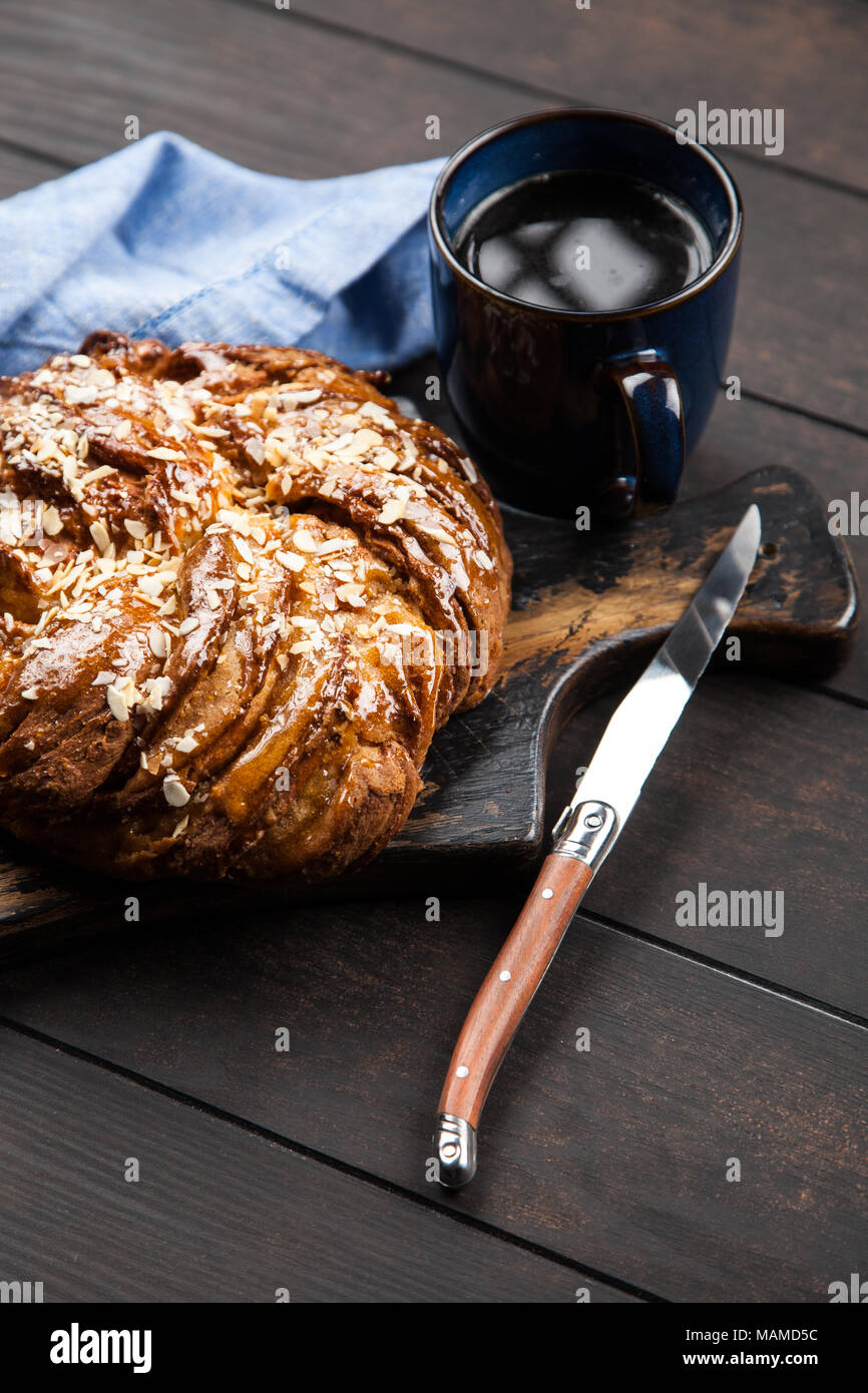 Sweet maple syrup bread Stock Photo - Alamy