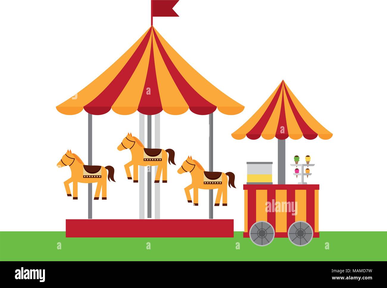 Shop roundabout Stock Vector Images - Alamy
