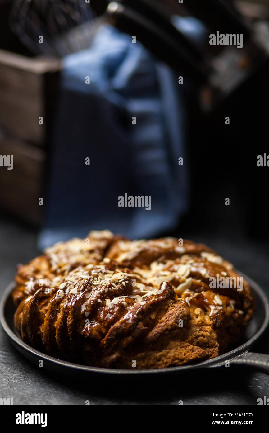 Sweet maple syrup bread Stock Photo - Alamy