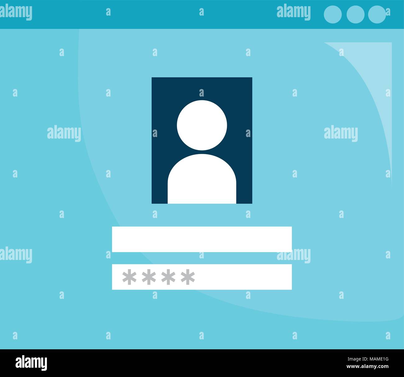 access template login icon Stock Vector Image & Art - Alamy