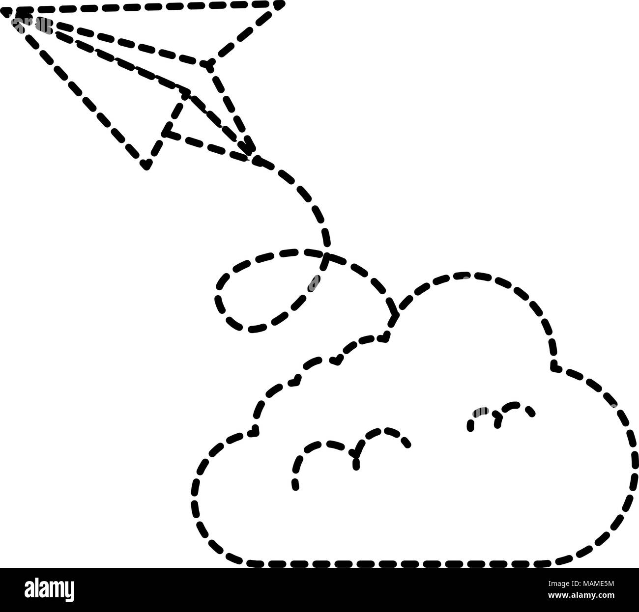 Origami plane clipart hi-res stock photography and images - Alamy