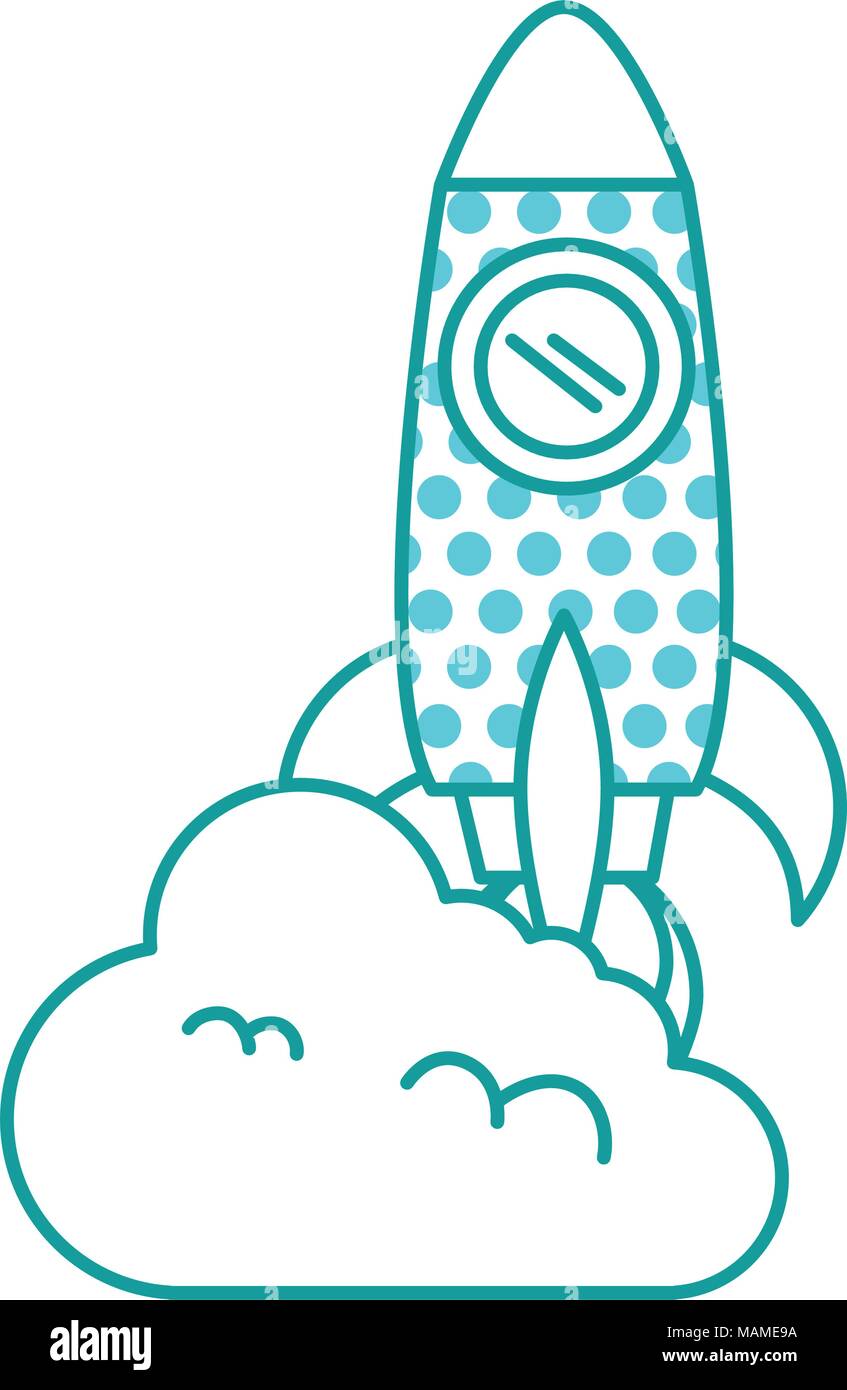 rocket launcher with cloud Stock Vector Image & Art - Alamy