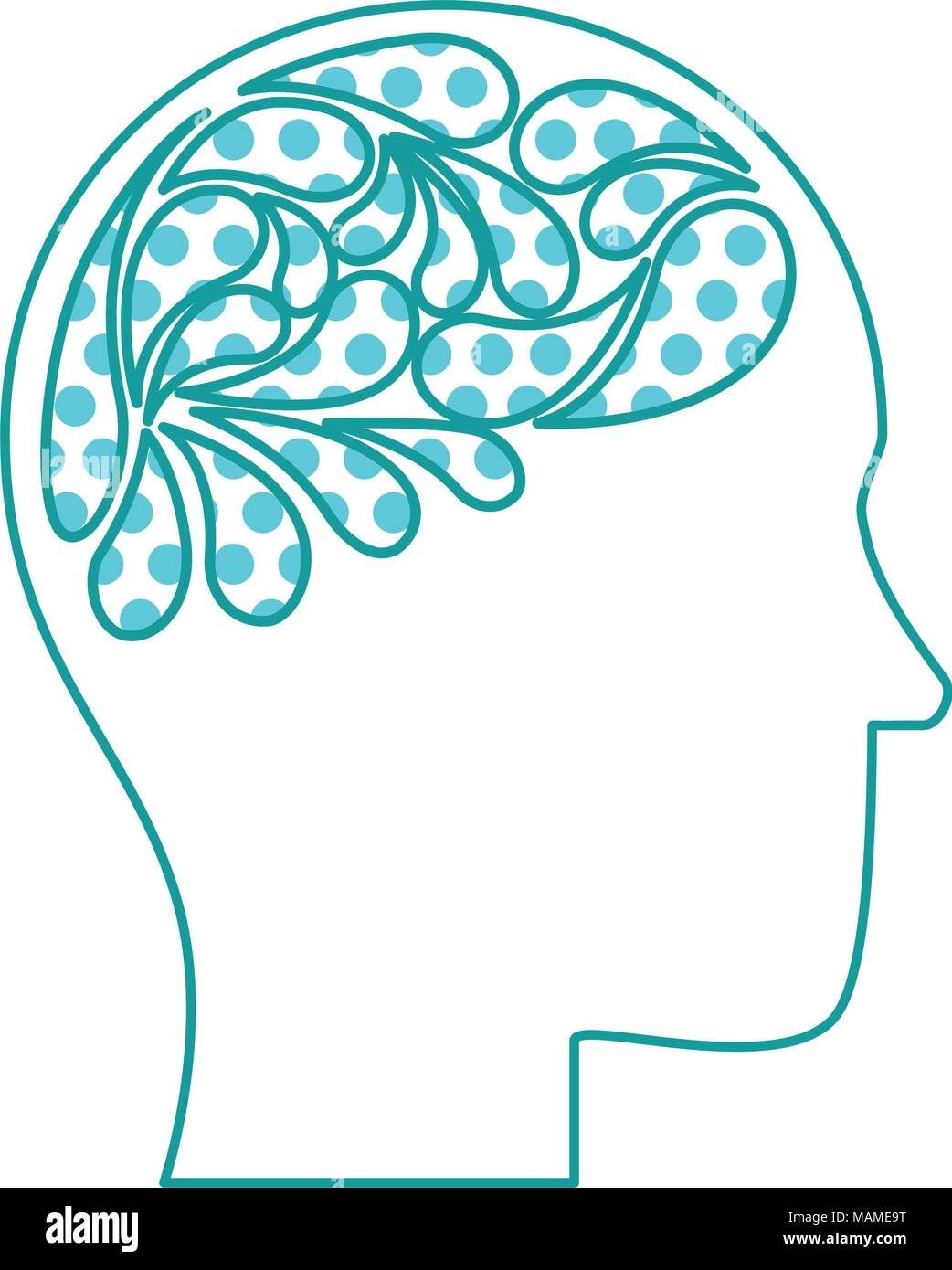human profile thinking icon Stock Vector Image & Art - Alamy