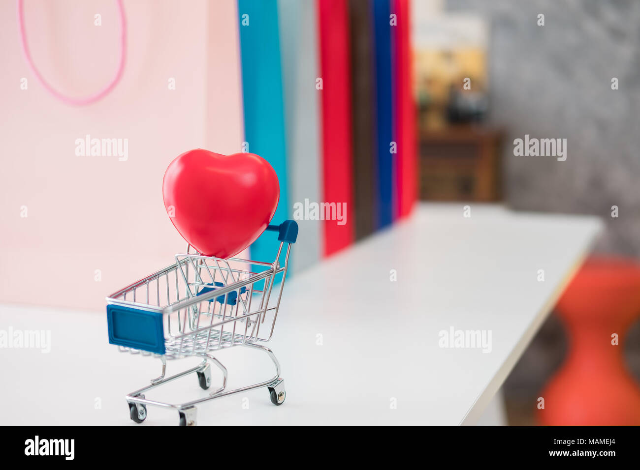 sale, consumerism, advertisement and retail concept - many colorful ...