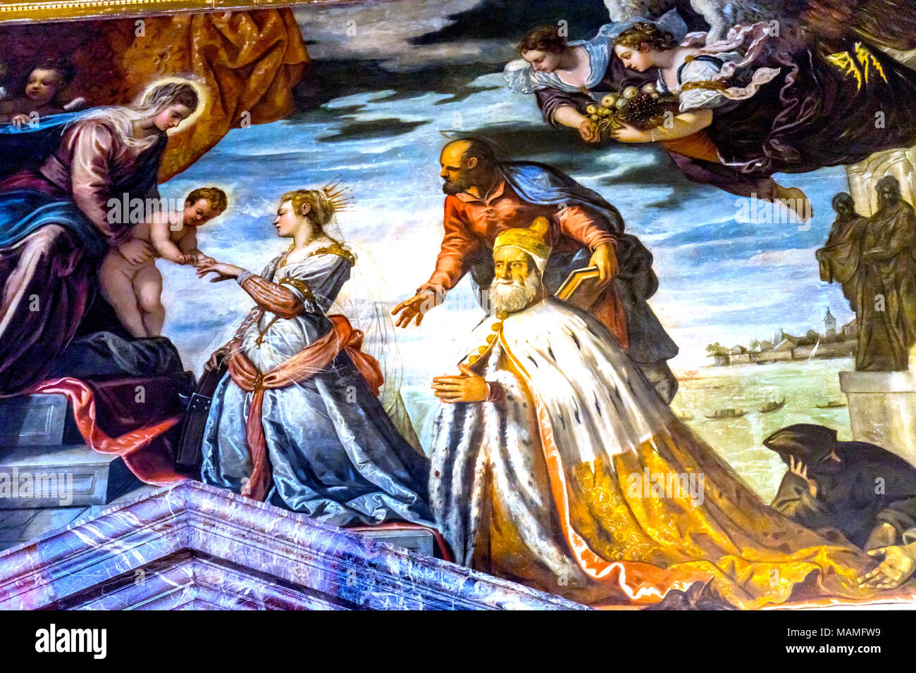 Venetian baroque painting hi-res stock photography and images - Alamy