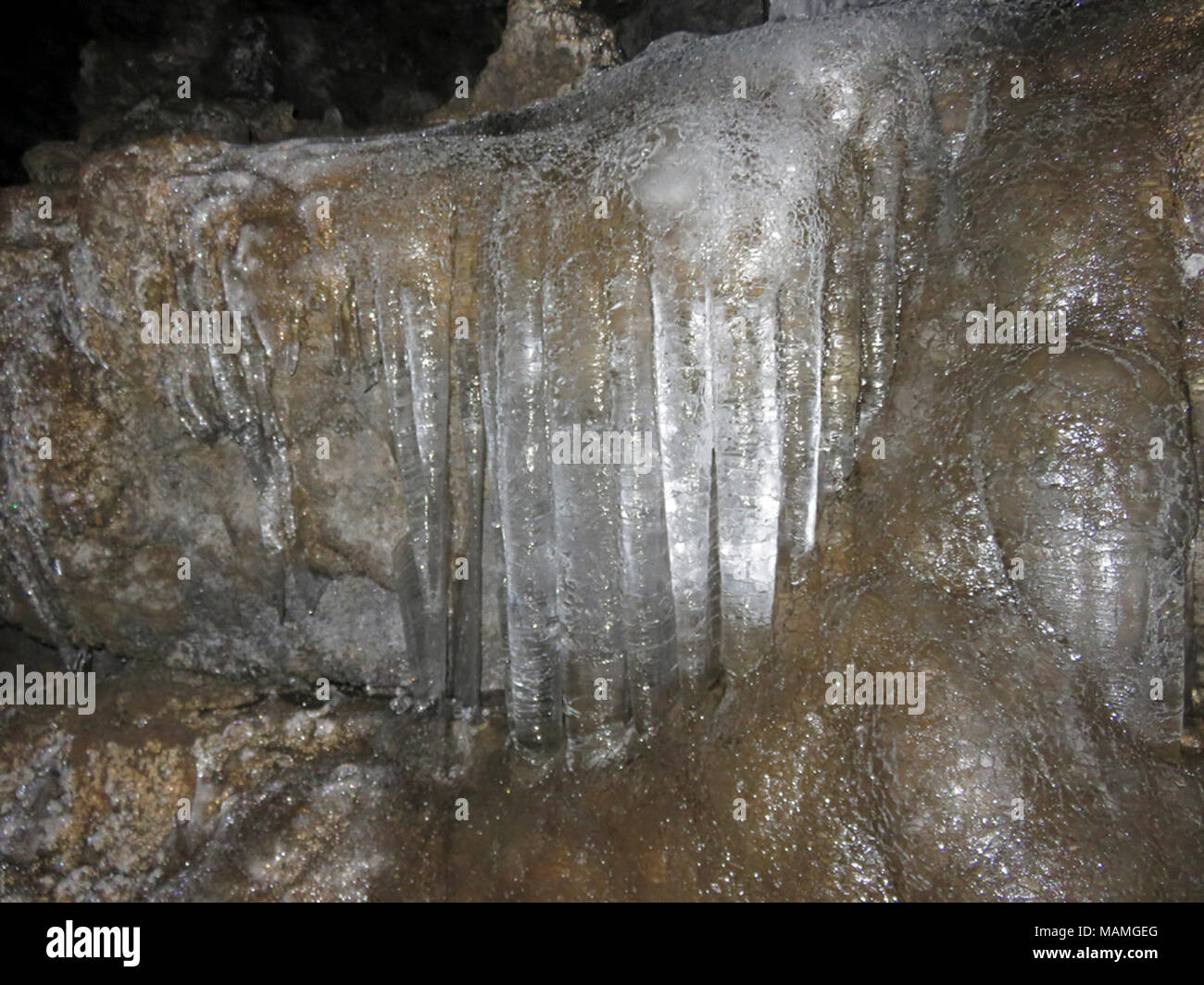 Ice Caves at Mt Adams Wilderness in WA Stock Photo - Alamy