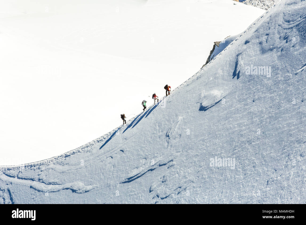 Walking tour mont blanc hi-res stock photography and images - Alamy