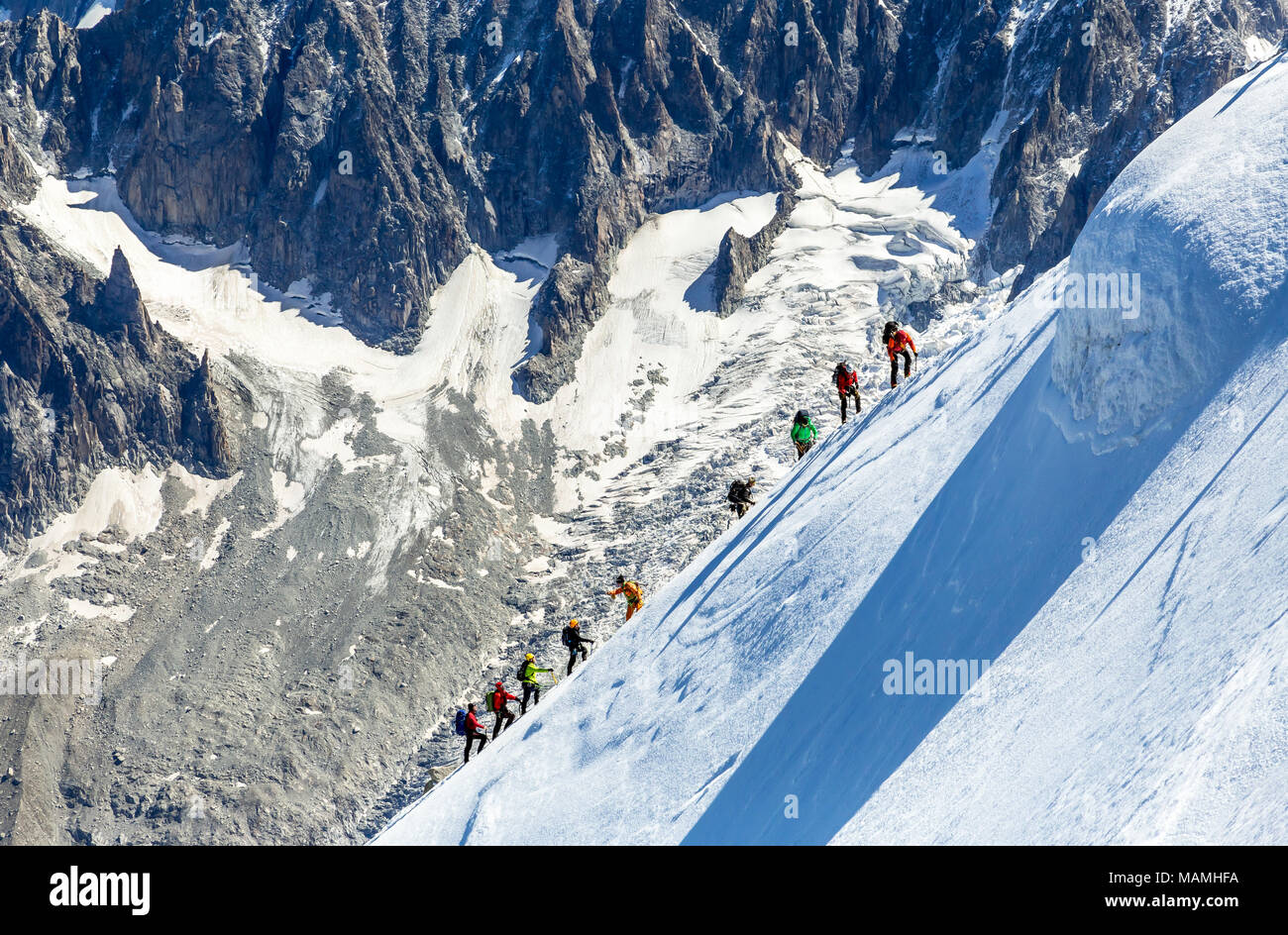 Mont Blanc, Chamonix, France Stock Photo - Alamy
