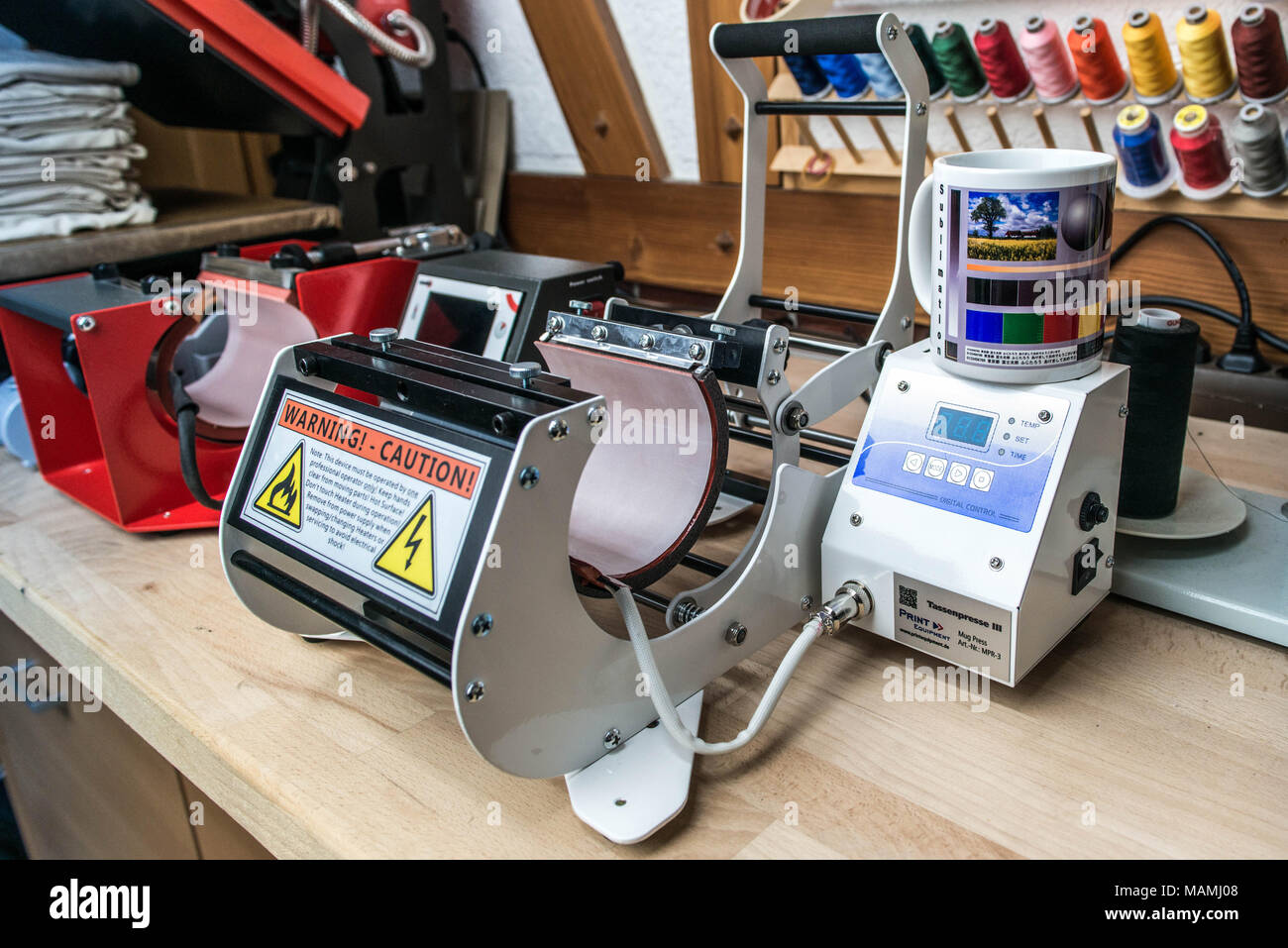 sublimation mug designer production machine - print pictures an coffee ...