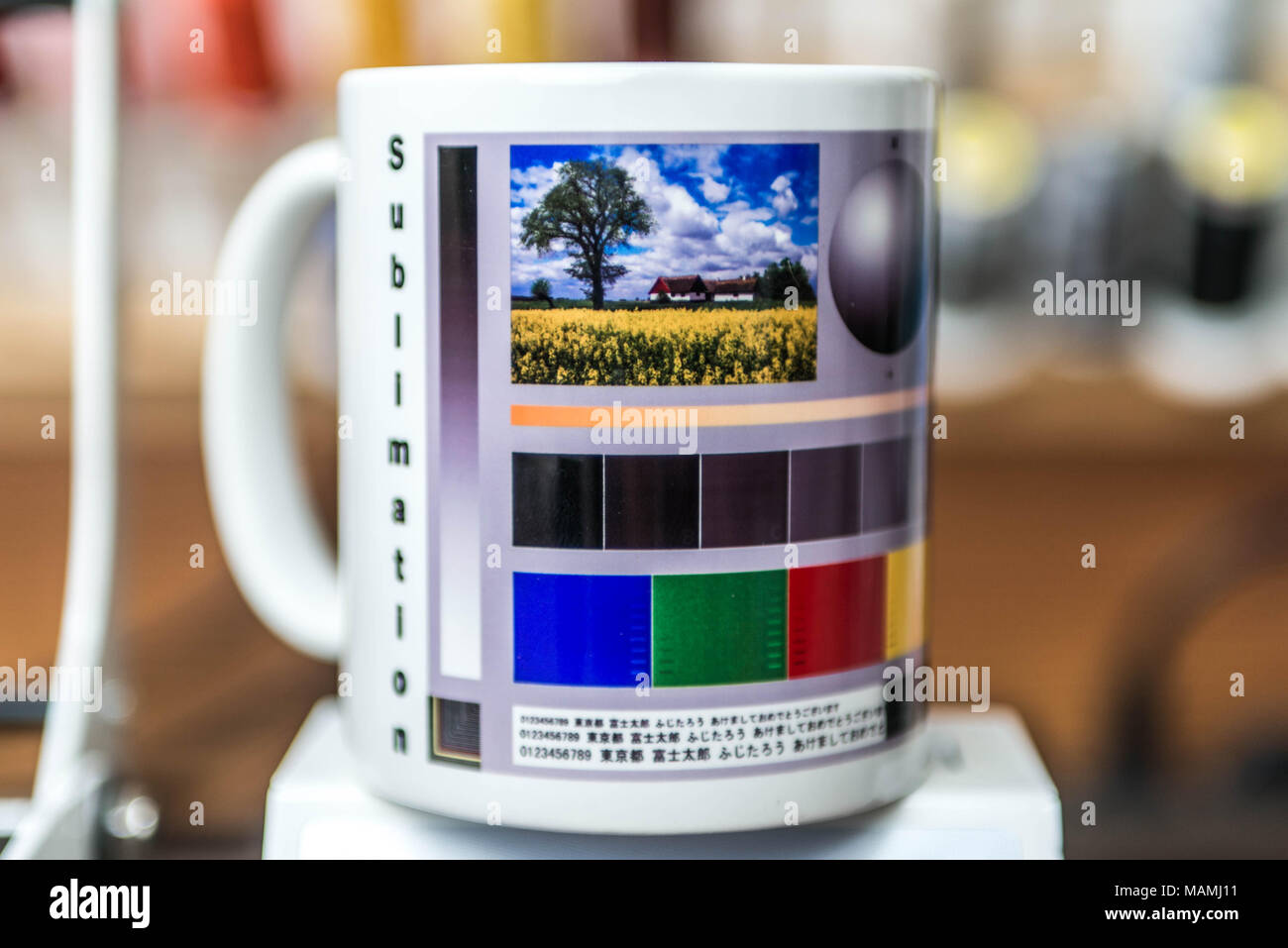 sublimation mug designer production machine - print pictures an coffee ...