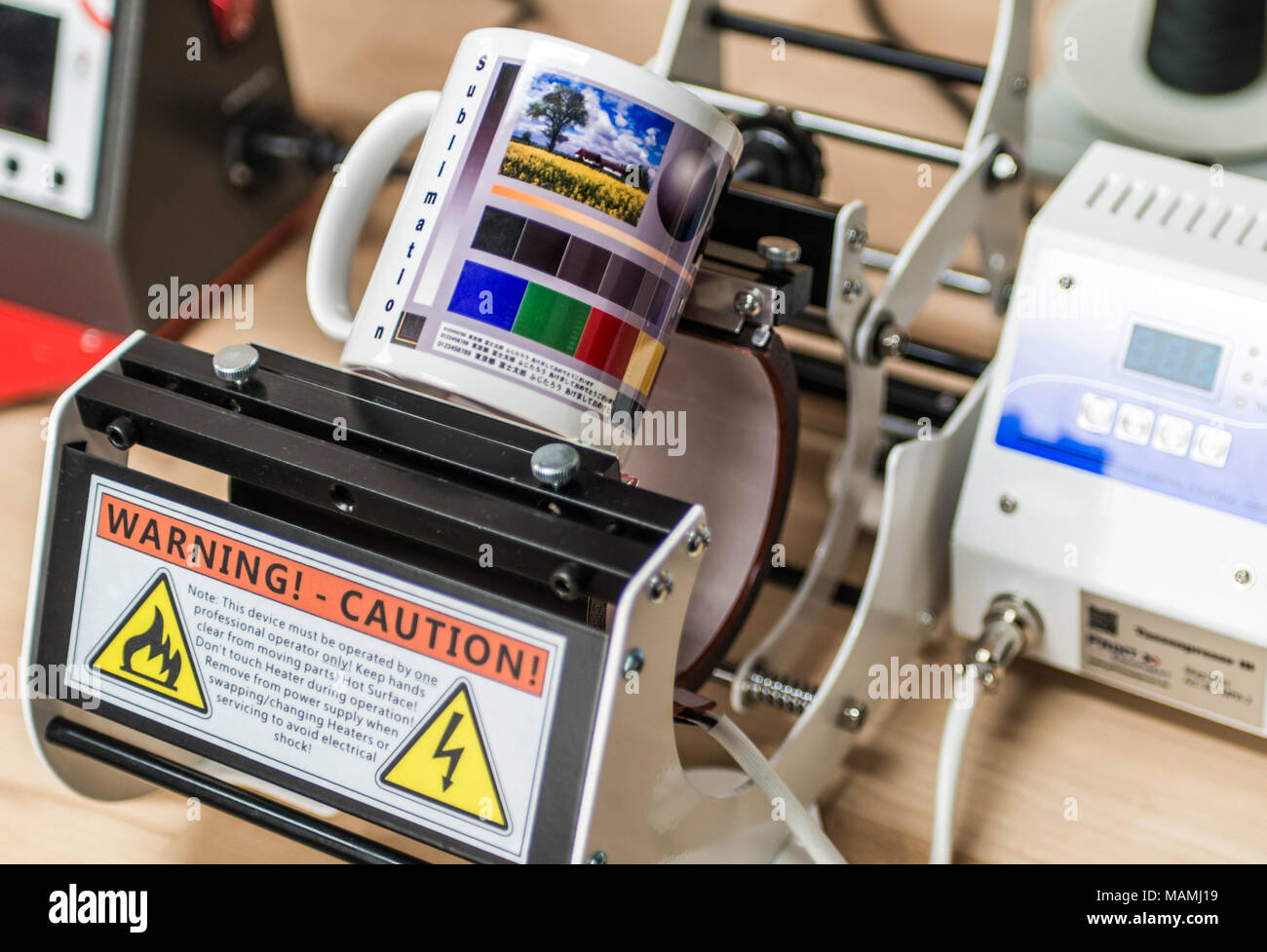 sublimation mug designer production machine - print pictures an coffee ...