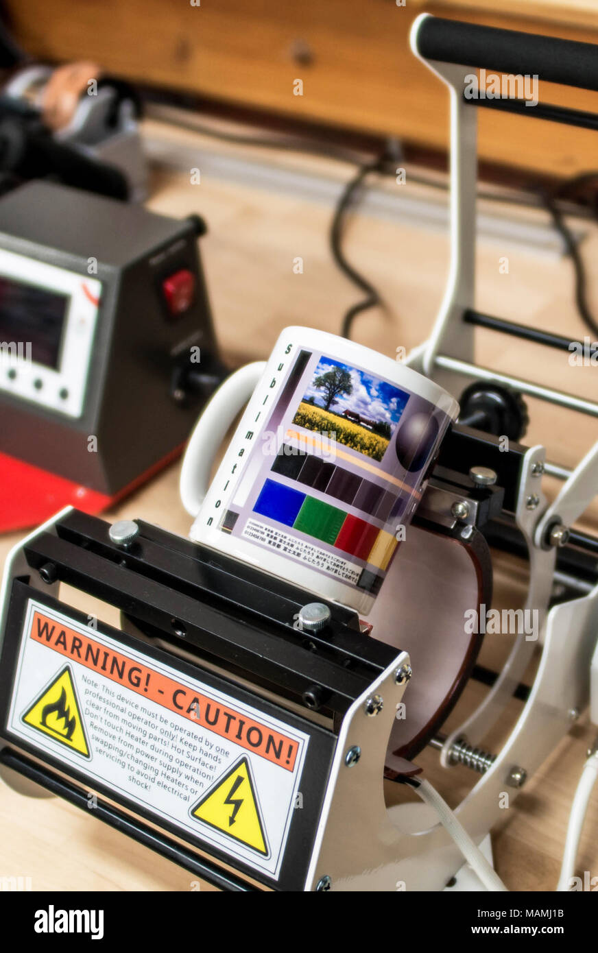 sublimation mug designer production machine - print pictures an coffee ...