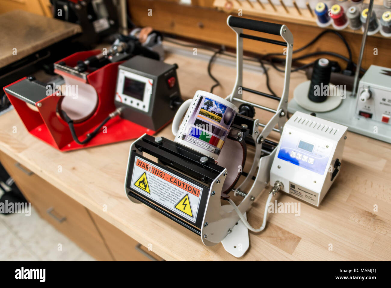 sublimation mug designer production machine - print pictures an coffee ...