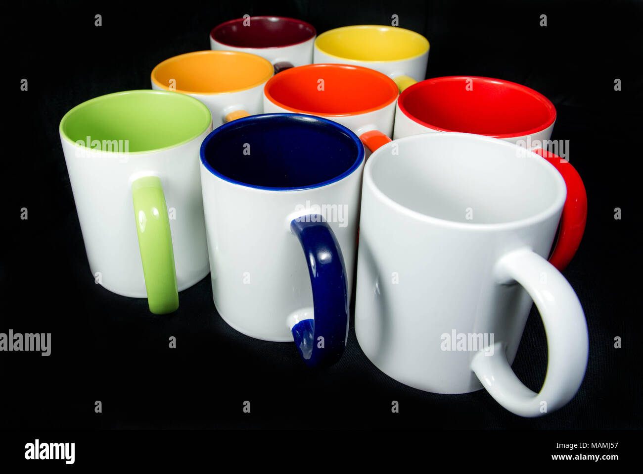 insulated unprinted cups for sublimation of different shapes, colors ...